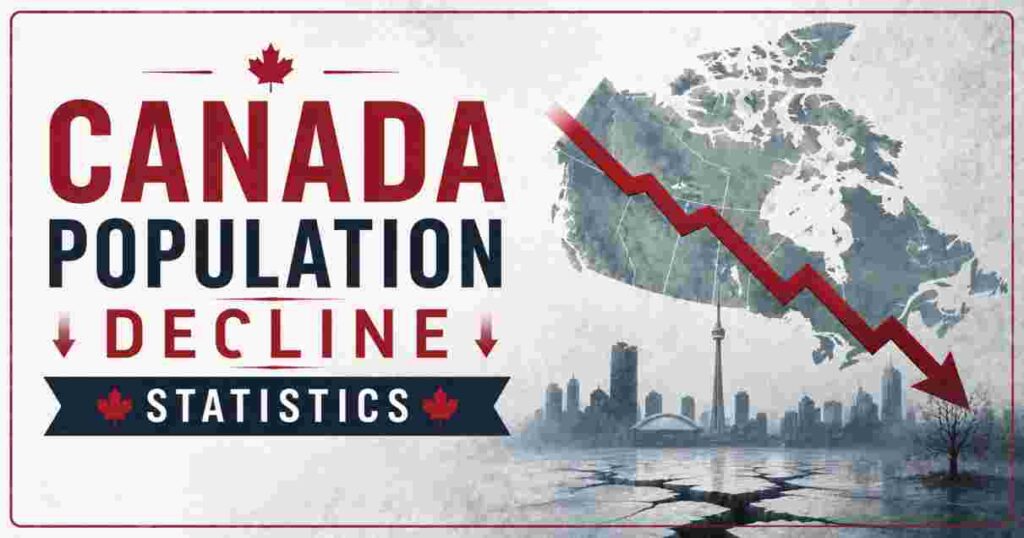 Canada Population Decline Statistics 2026 | First Ever Drop, Causes ...
